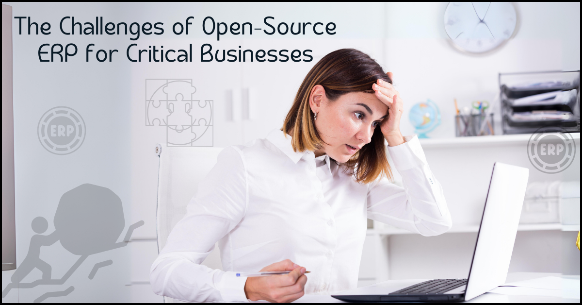 What are Challenges of Open-Source ERP for Critical Businesses?